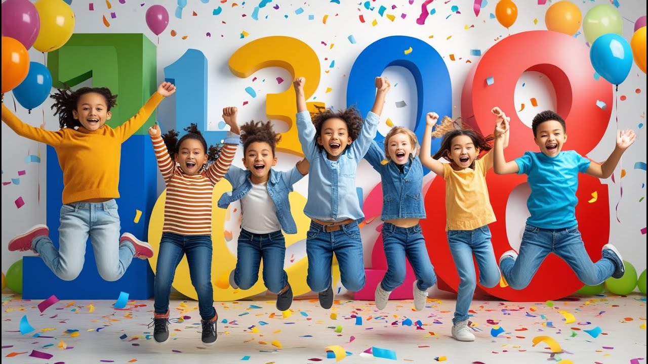 Kids Learn 1 to 10 Fun Count Along Song 20 Mins - YouTube