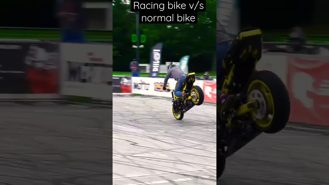 racing bike v/s normal bike #tranding 💥which one is the best # ...