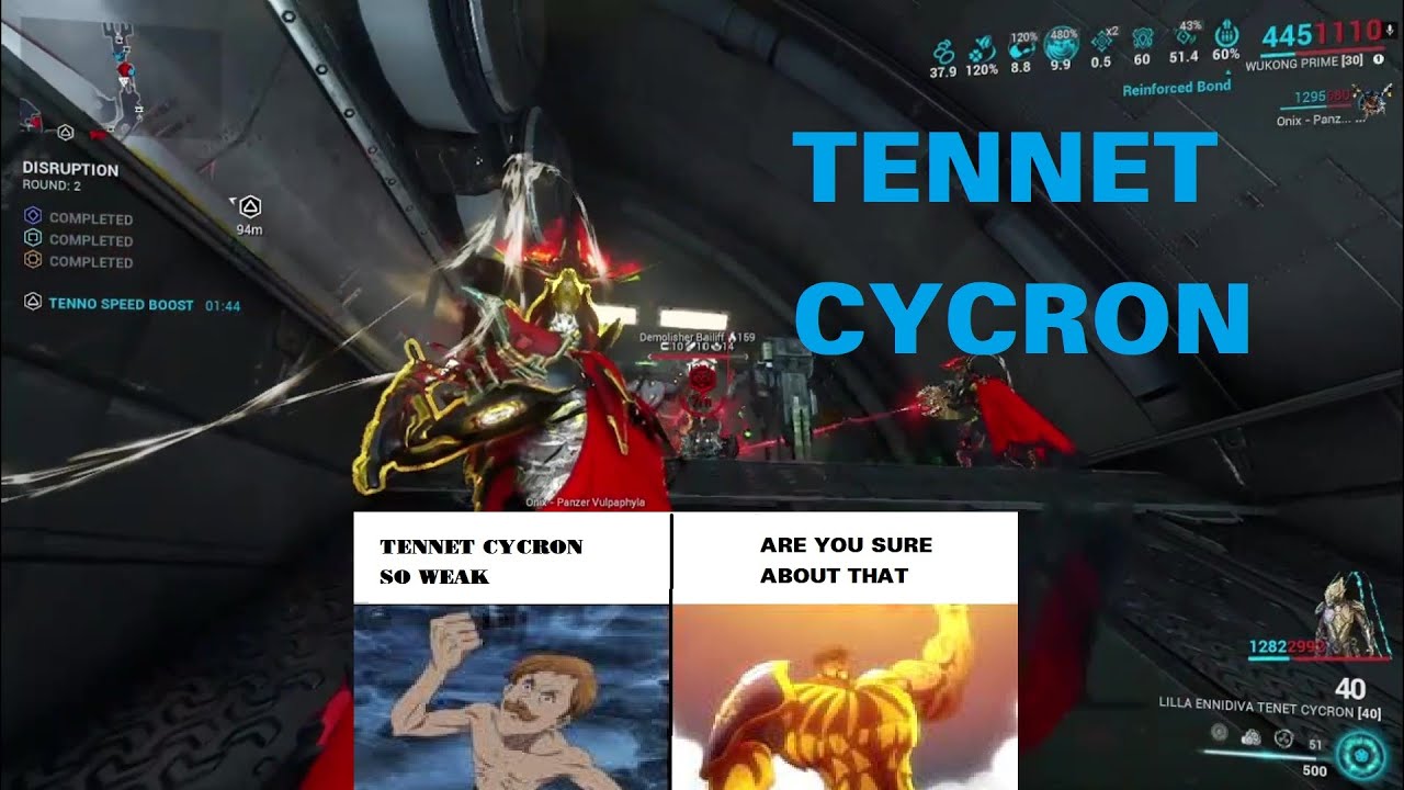 Tennet Cycron Secret Gem Clear Steel Path just a Blink| Warframe - YouTube