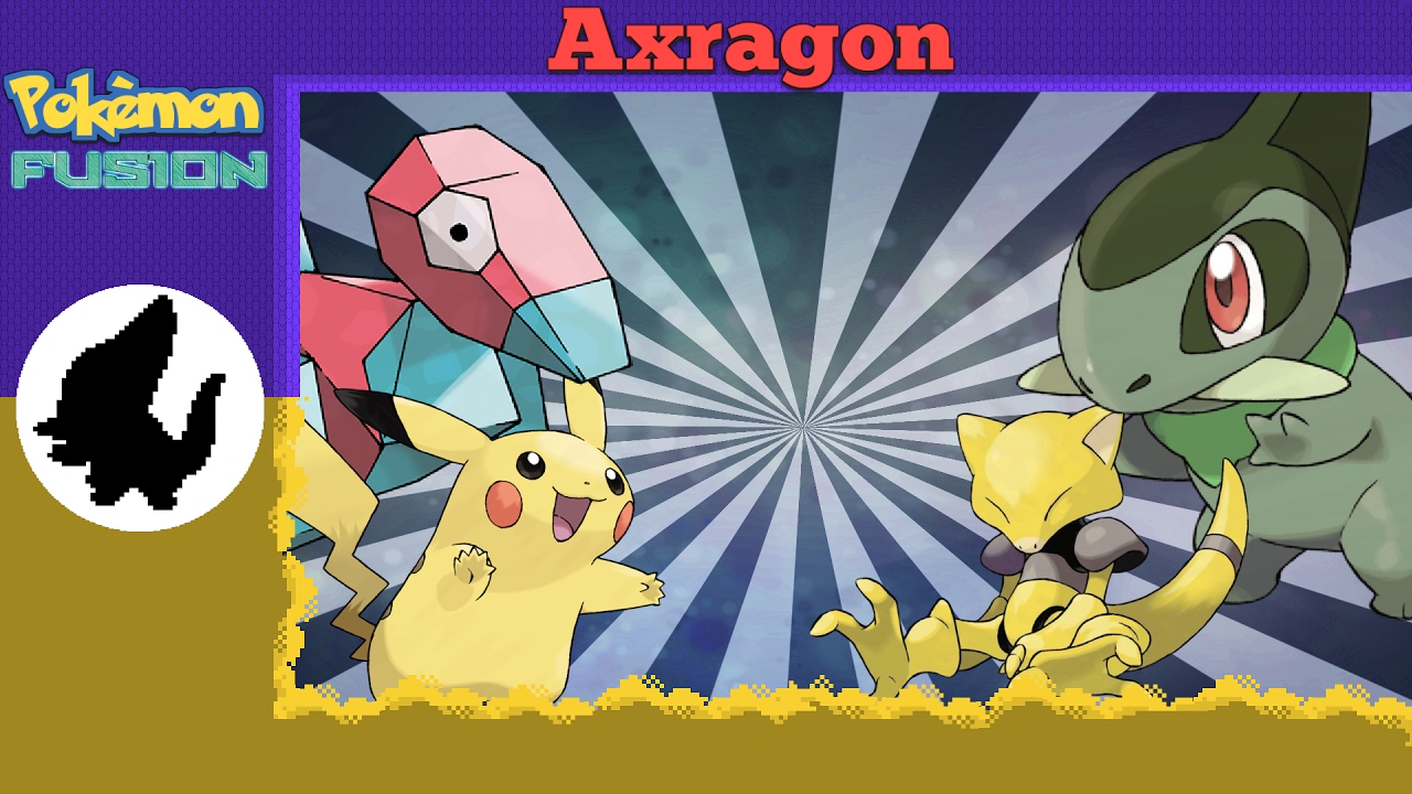 Pokemon Sprite Fusions: Porygon X Axew X Pikachu X Abra = AXRAGON - YouTube
