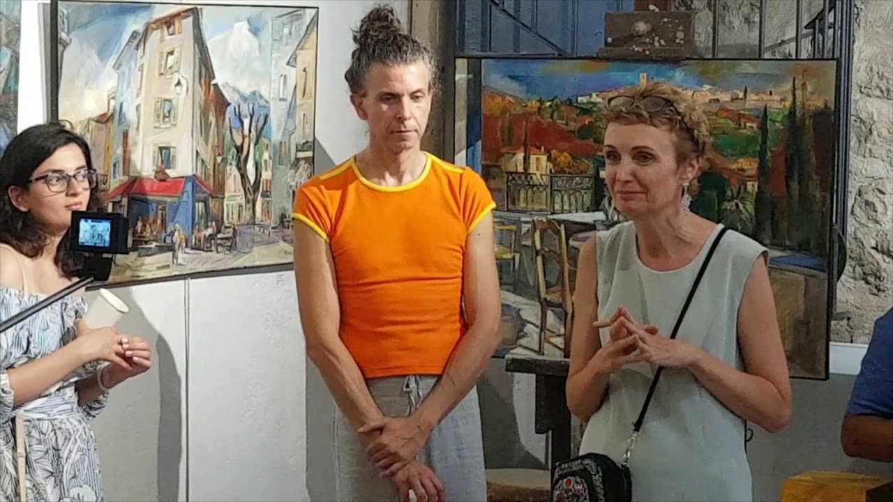 Expo Albert Bakun peintre russe à Vence - YouTube
