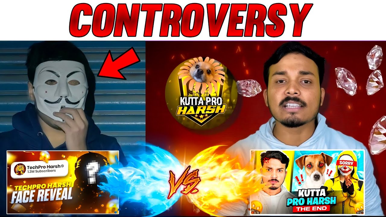 Tech Pro Harsh VS Jaswant Gamer Controversy 😱 | @TechProHarsh Face Reveal - YouTube