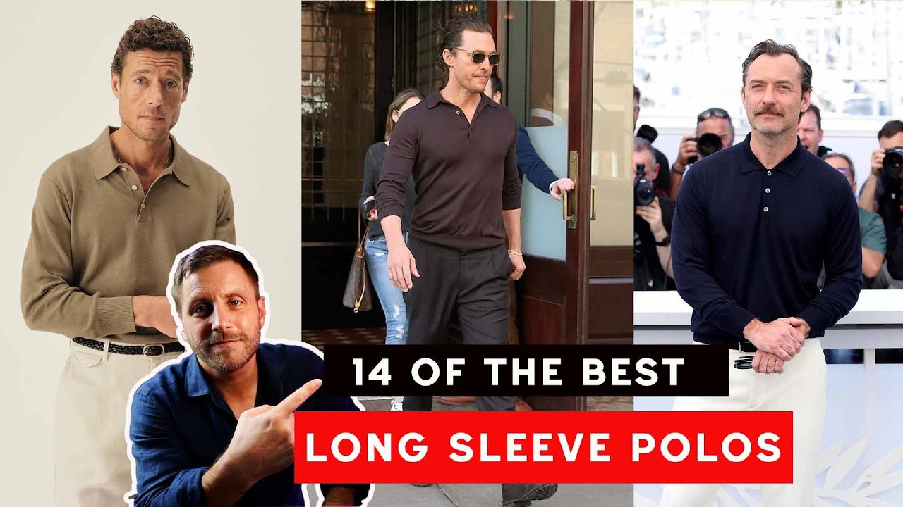 The Best 14 Long Sleeve Polos for Autumn Layering - YouTube