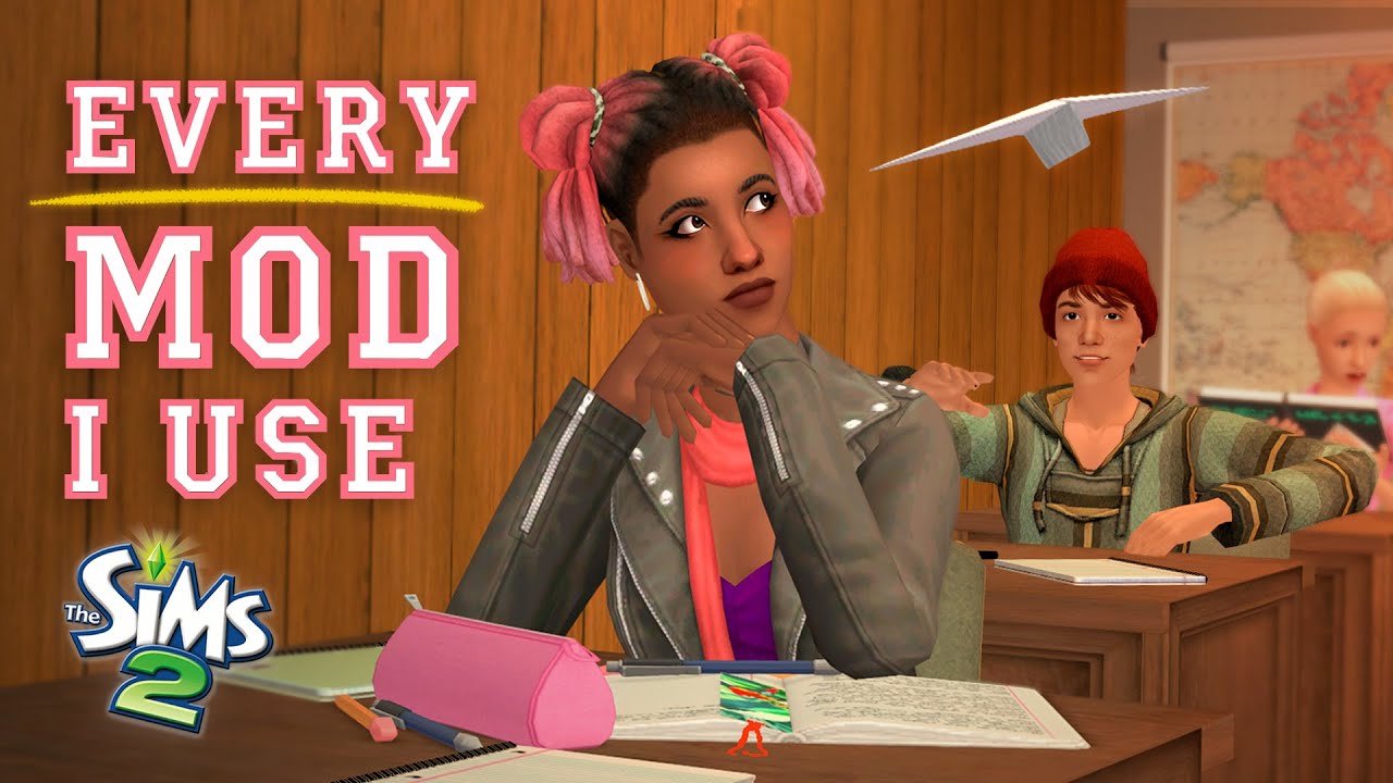 how I play a functional school in sims 2 📚 | new mods, teen gameplay ...