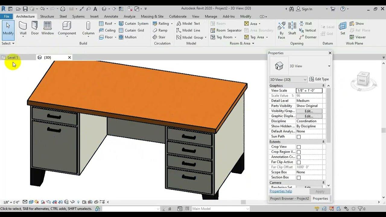 11 ) Revit - Modify Tools 4 ( Align & Scale & Array) - YouTube