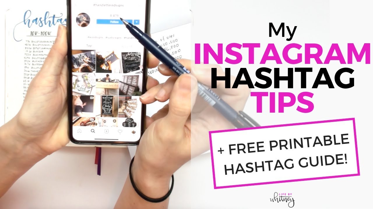 Instagram Hashtag Research Tips for 2020 [with free bullet journal ...