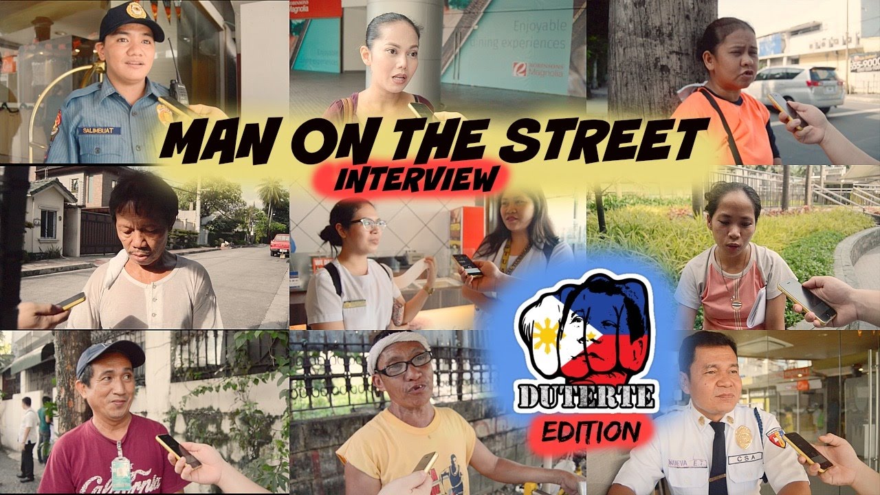 Man on the street interview DU30 edition - YouTube
