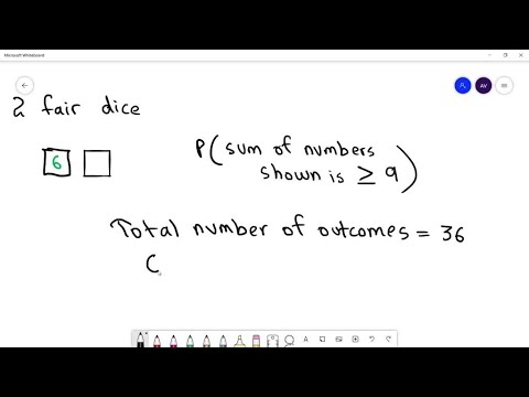 Two fair dice are rolled simultaneously. If one of them shows 6, the ...