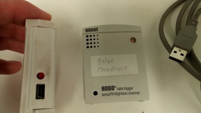 Hobo U12 Temperature Relative Humidity Light External Data Logger 012 ...