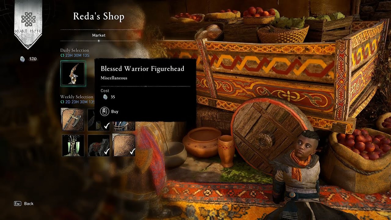 Assassin's Creed Valhalla - Reda's Shop 2023.12.23. - Blessed Warrior ...