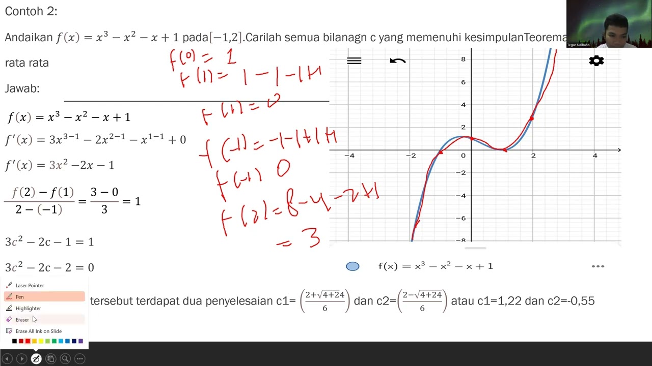 KALKULUS BAB 4.7 BUKU PURCELL EDISI 8 MENGENAI "TEOREMA NILAI RATA RATA ...