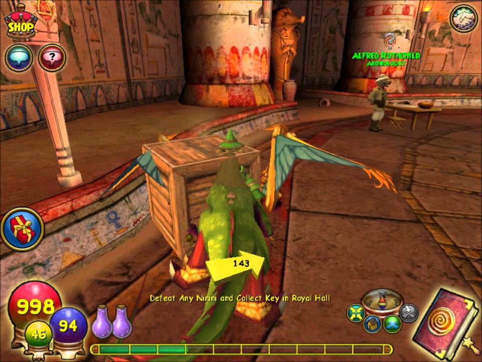 Wizard101: Krokotopia Walkthroughs: Part 1: Royal Hall & Biti Nrini ...