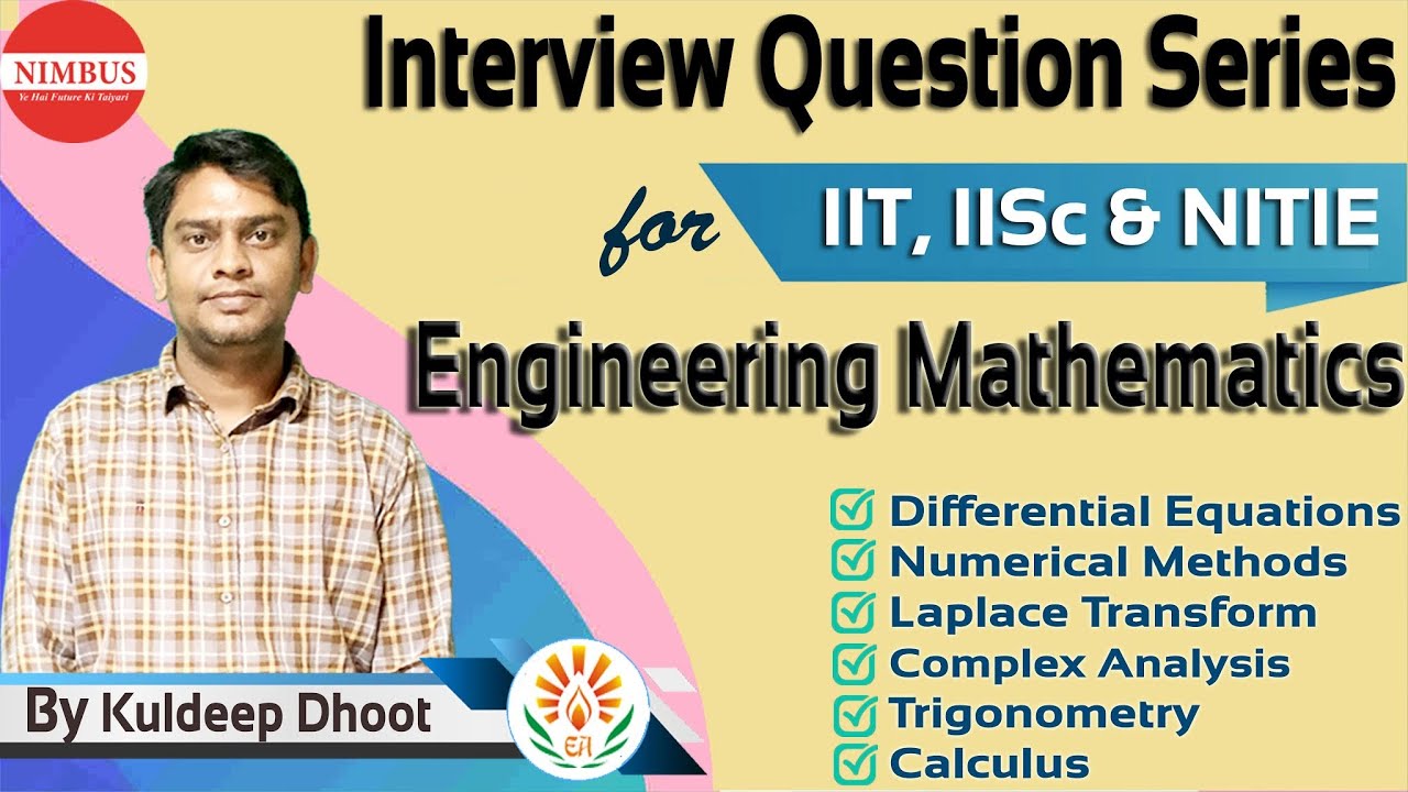 Interview Question Series For IIT, IISc Bangalore And NITIE MUMBAI ...
