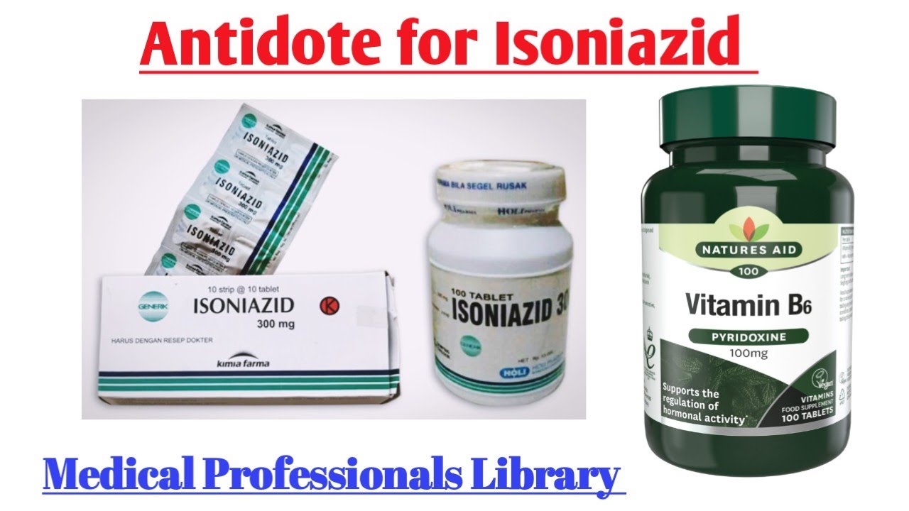 Antidotes | Antidote for isoniazid medicine | Vitamin B6 (Pyridoxine ...