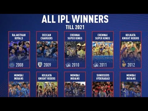 IPL winner winning team of all seats - YouTube