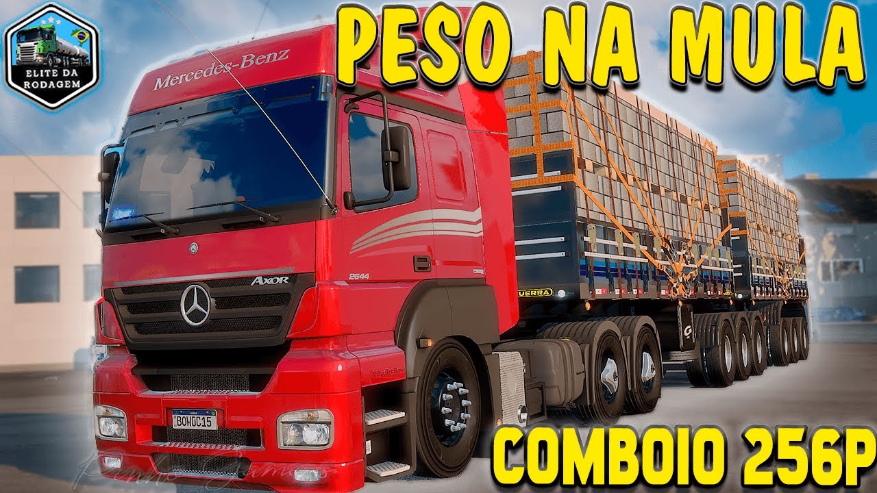 POV MERCEDES AXOR NO 3X3 CURTO SCANIA G COMBOIO SALA ABERTA - YouTube