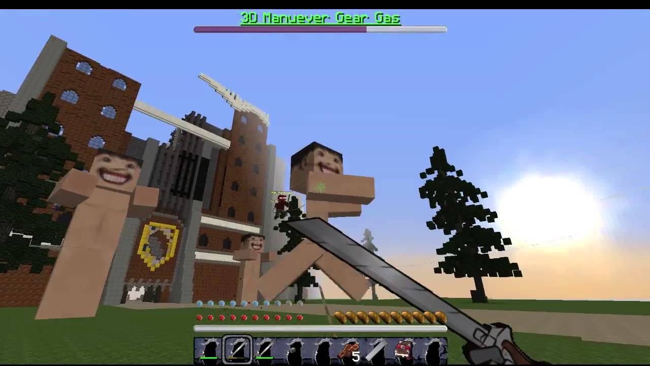 Minecraft AOT Server - YouTube