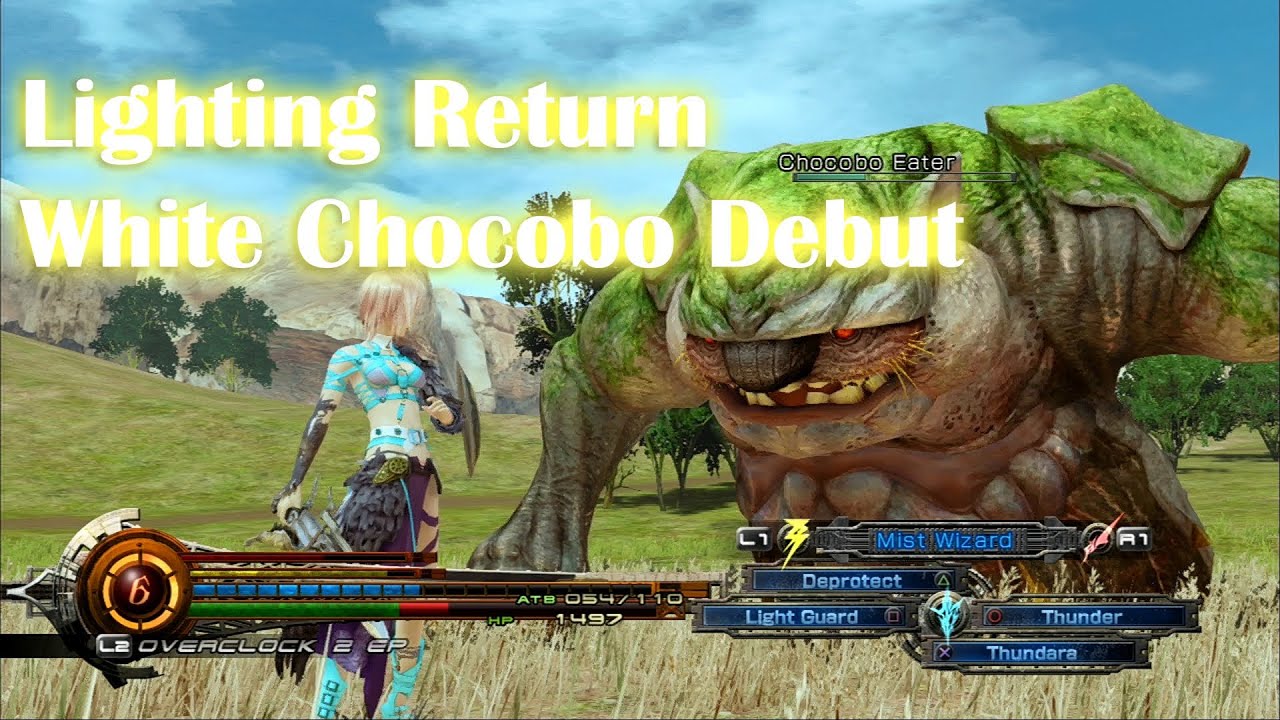 Lighting Return FFXIII White Chocobo debut - YouTube