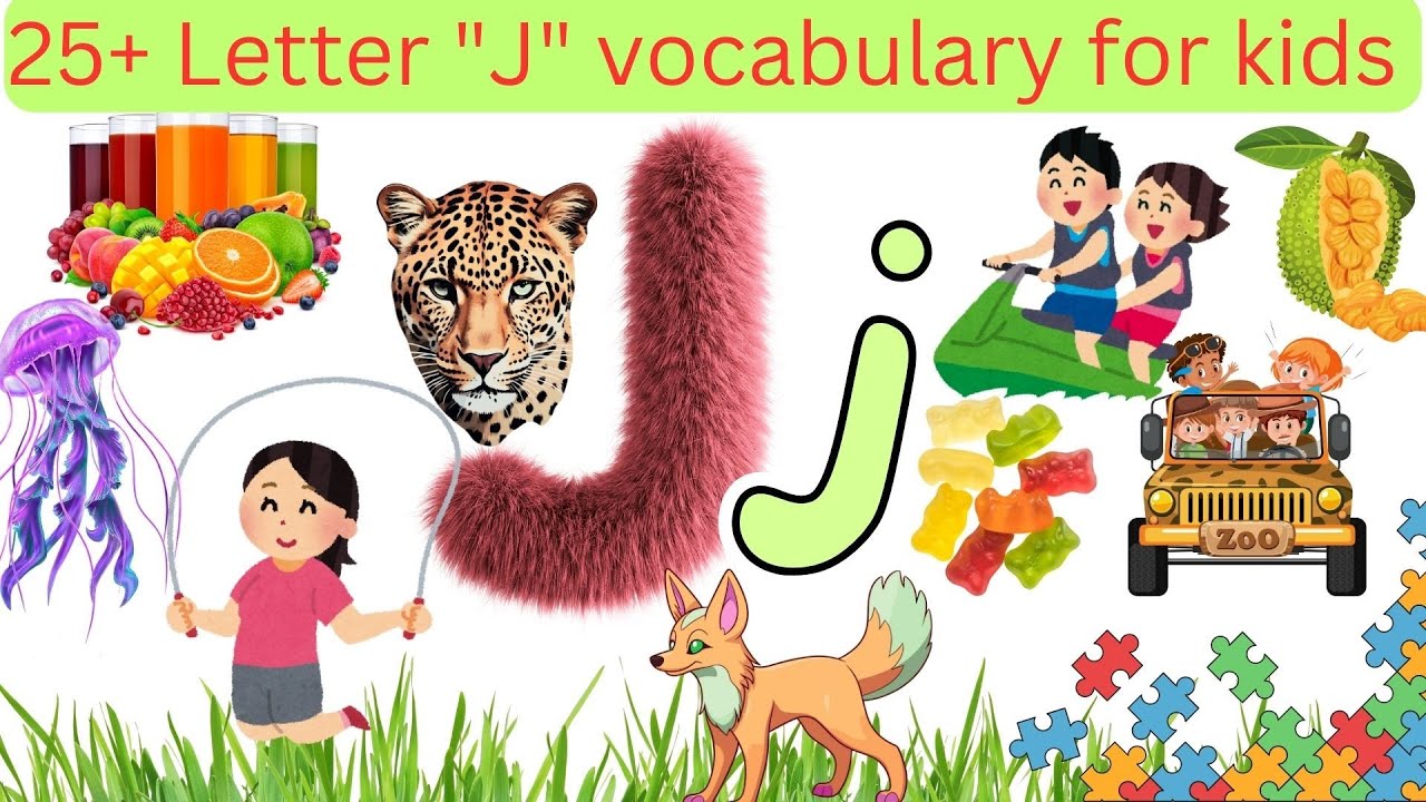 The Letter J | English vocabulary | words starts with the letter J ...