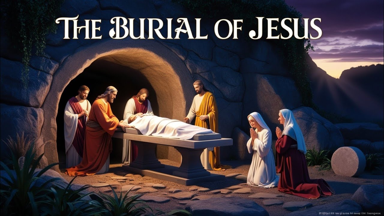 Burial of Jesus |Jesus in Tomb |Holy Saturday| Bible Stories | - YouTube