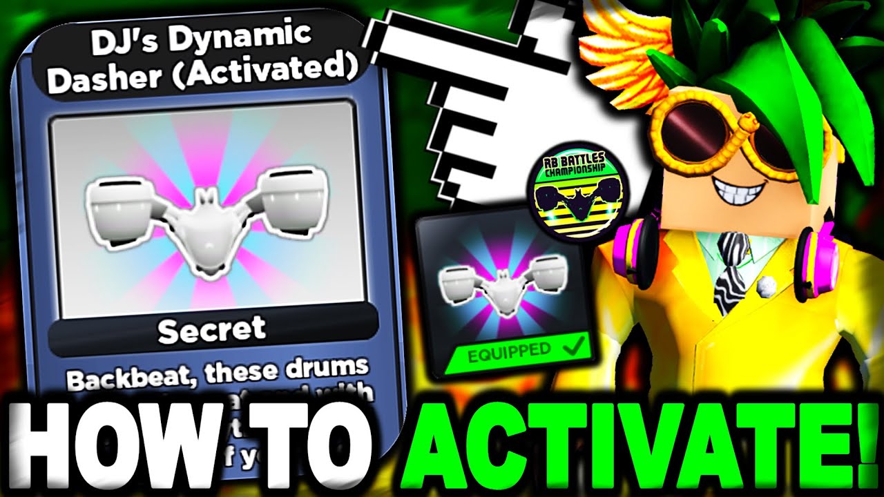 RB BATTLES! HOW TO ACTIVATE DJ's Dynamic Dasher! (ROBLOX BATTLES SEASON ...