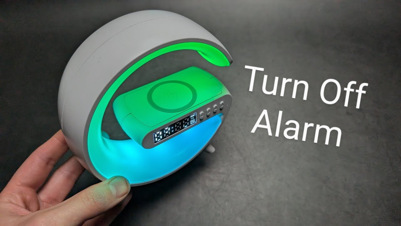 How to Turn OFF Alarm on G63 Smart Light Sound Machine - YouTube