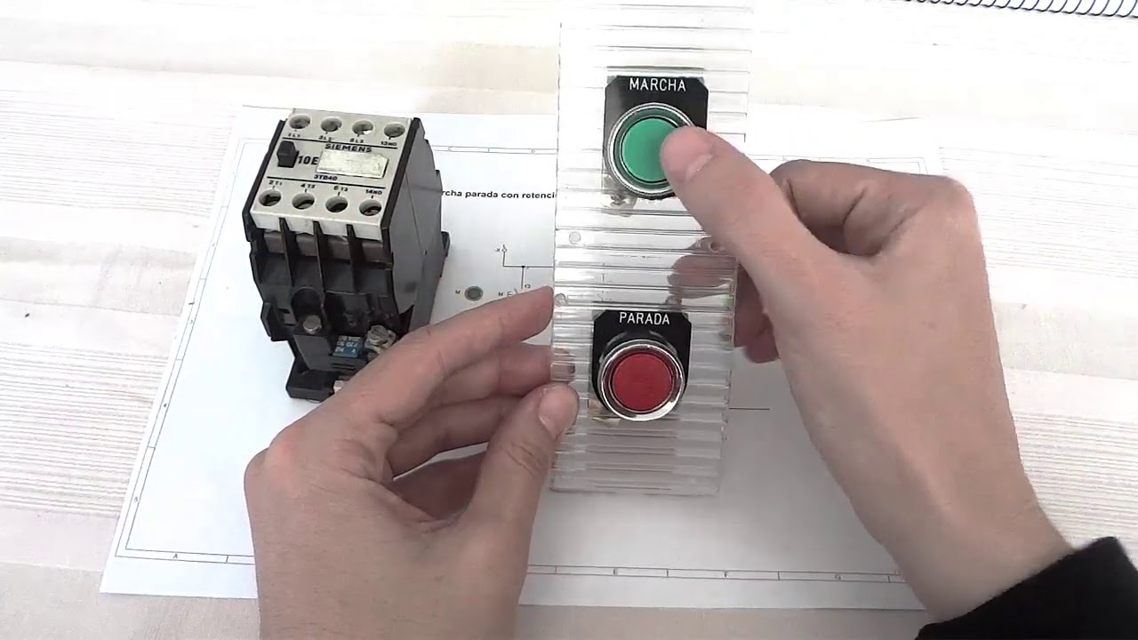 Interpretar un circuito de logica cableada - YouTube