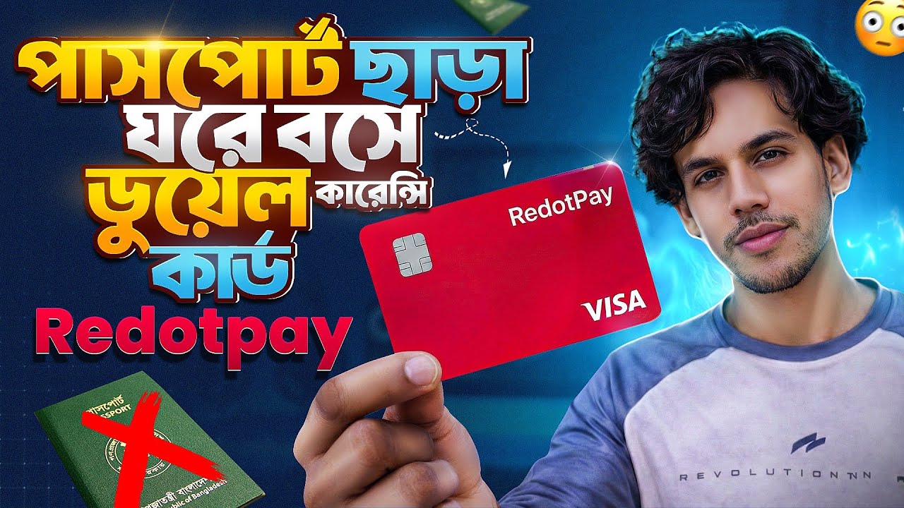 Dual currency debit card bangladesh || Redotpay card bangla || ডুয়েল ...