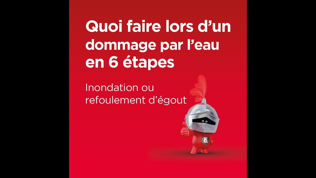 Quoi faire lors d'un dommage par l'eau? | belairdirect - YouTube