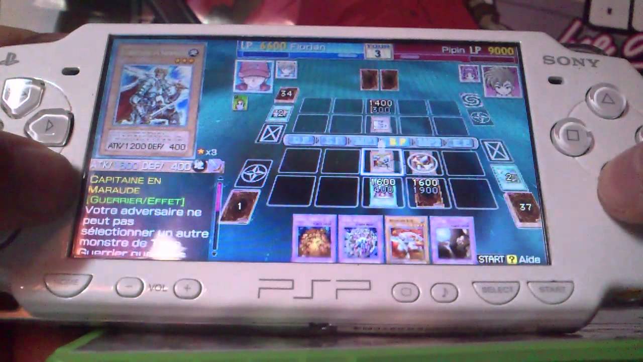 1er episode de yu-gi-oh gx tag force 3 sur psp - YouTube