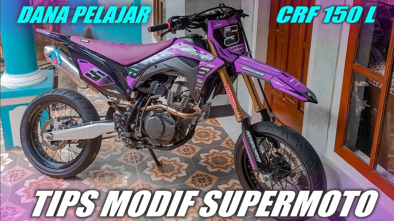 Review Honda Crf Supermoto Modifikasi Simpel ‼️crf 150 terbaru 2024 ...