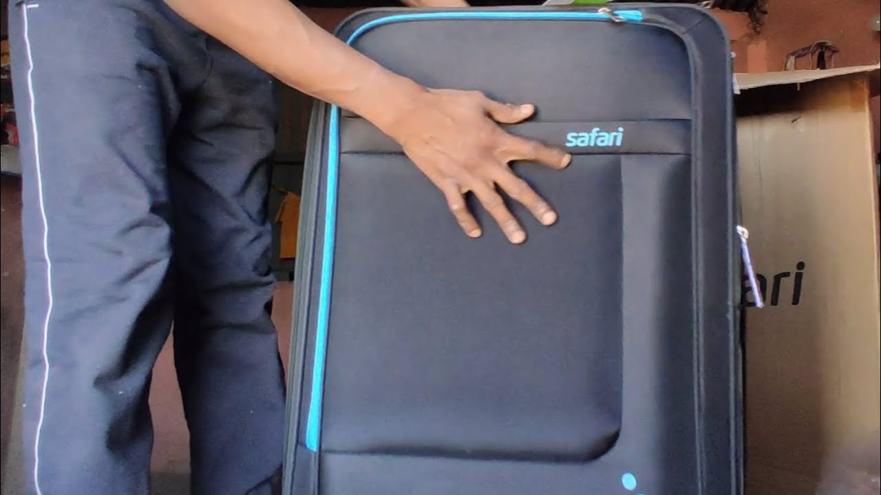 Safari trolley bag expendable | safari suitcase 77cm on Flipkart - YouTube