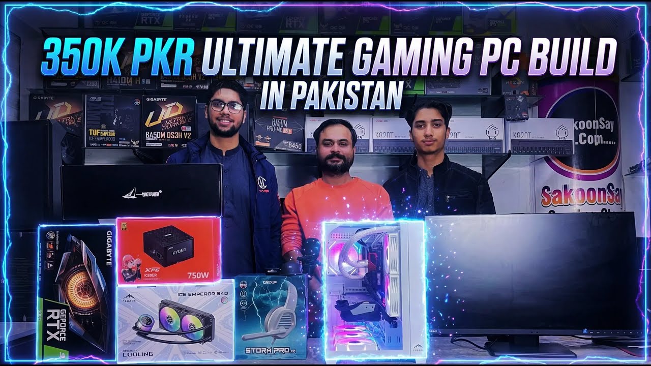 350K PKR Ultimate Gaming PC Build in Pakistan - YouTube