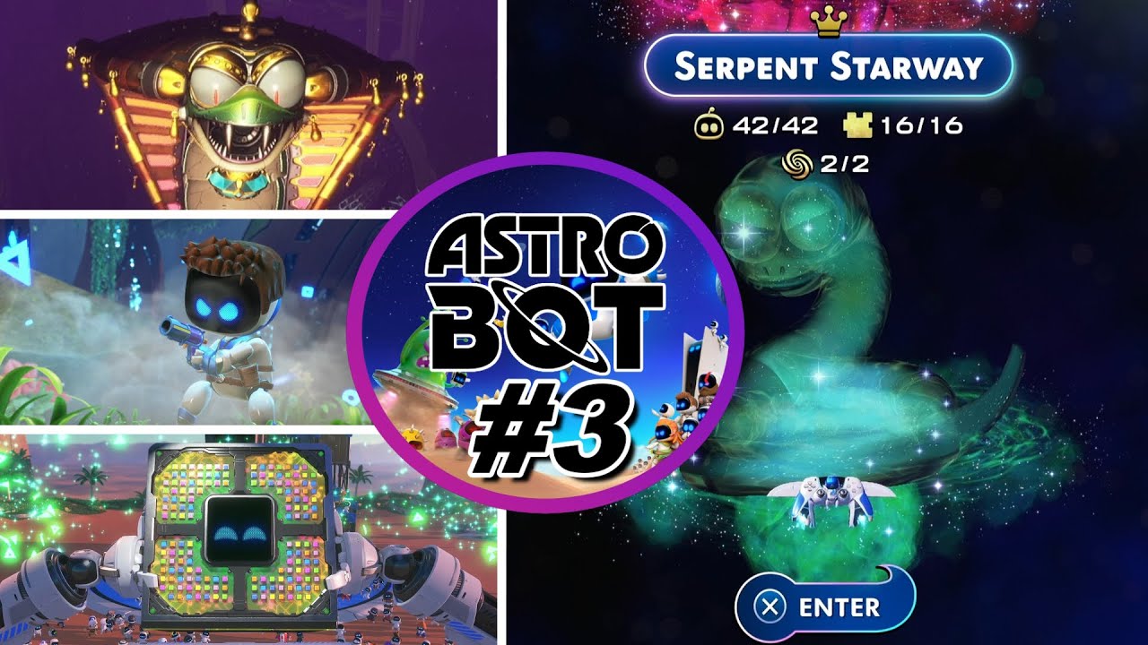 ASTRO BOT Gameplay Walkthrough #3 (Serpent Starway) - YouTube