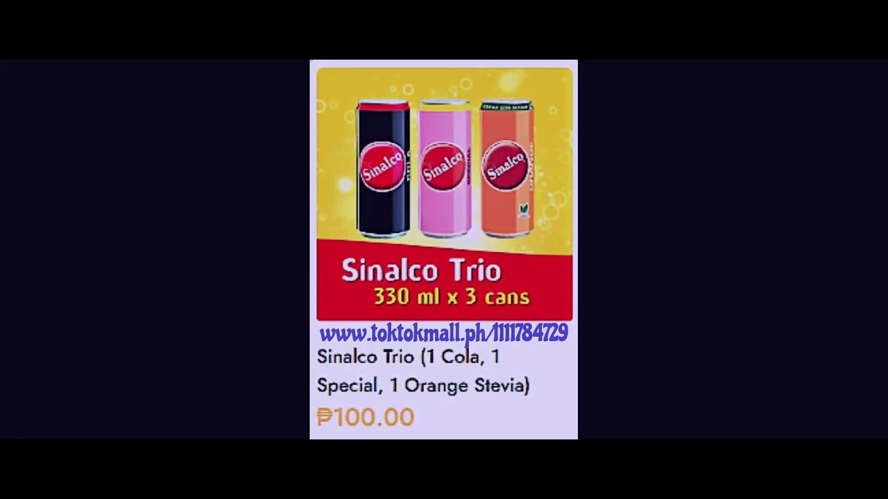 Sinalco by www.toktokmall.ph/1111784729 - YouTube