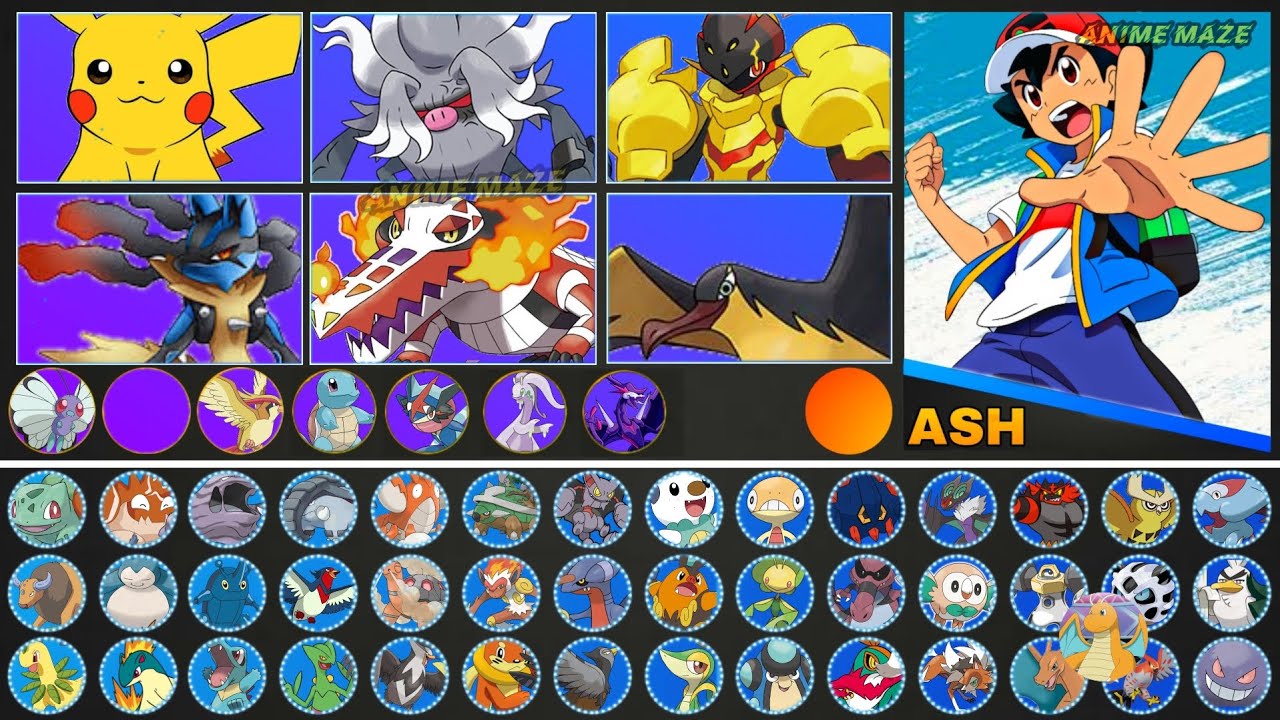 Ash Paldea Team | If Ash went to the Paldea Region, Gen9 - YouTube