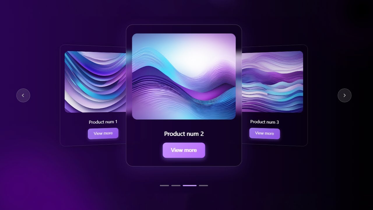 اسلایدر Modern Product Slider Design with HTML, CSS, and JavaScript ...