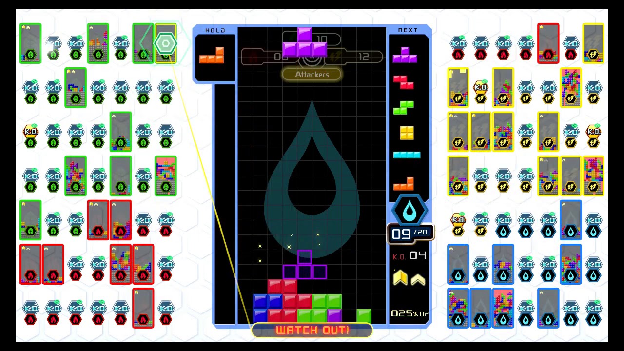 Tetris 99 Team Battle Intense Rank 1 - YouTube