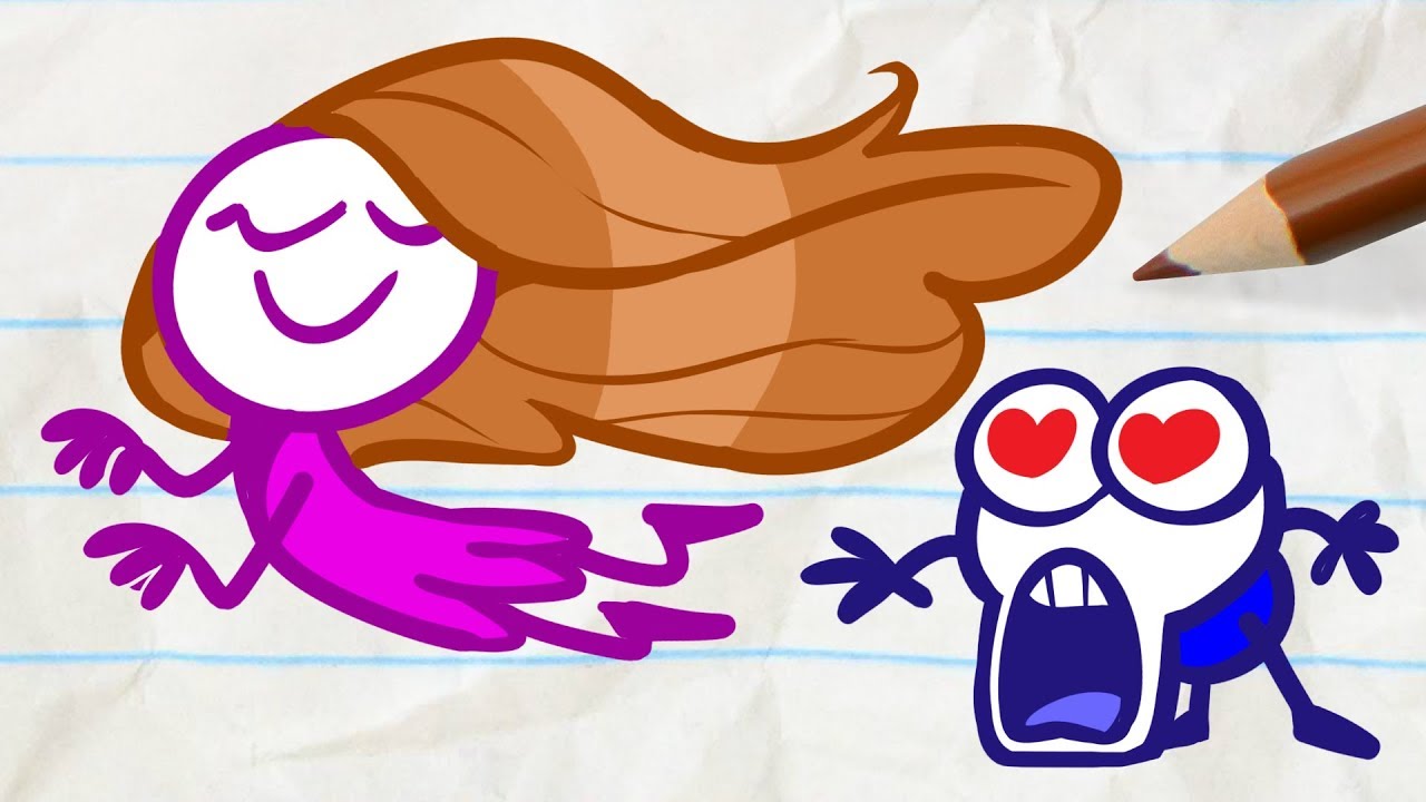 Pencilmate's Fabulous New Hair! - YouTube