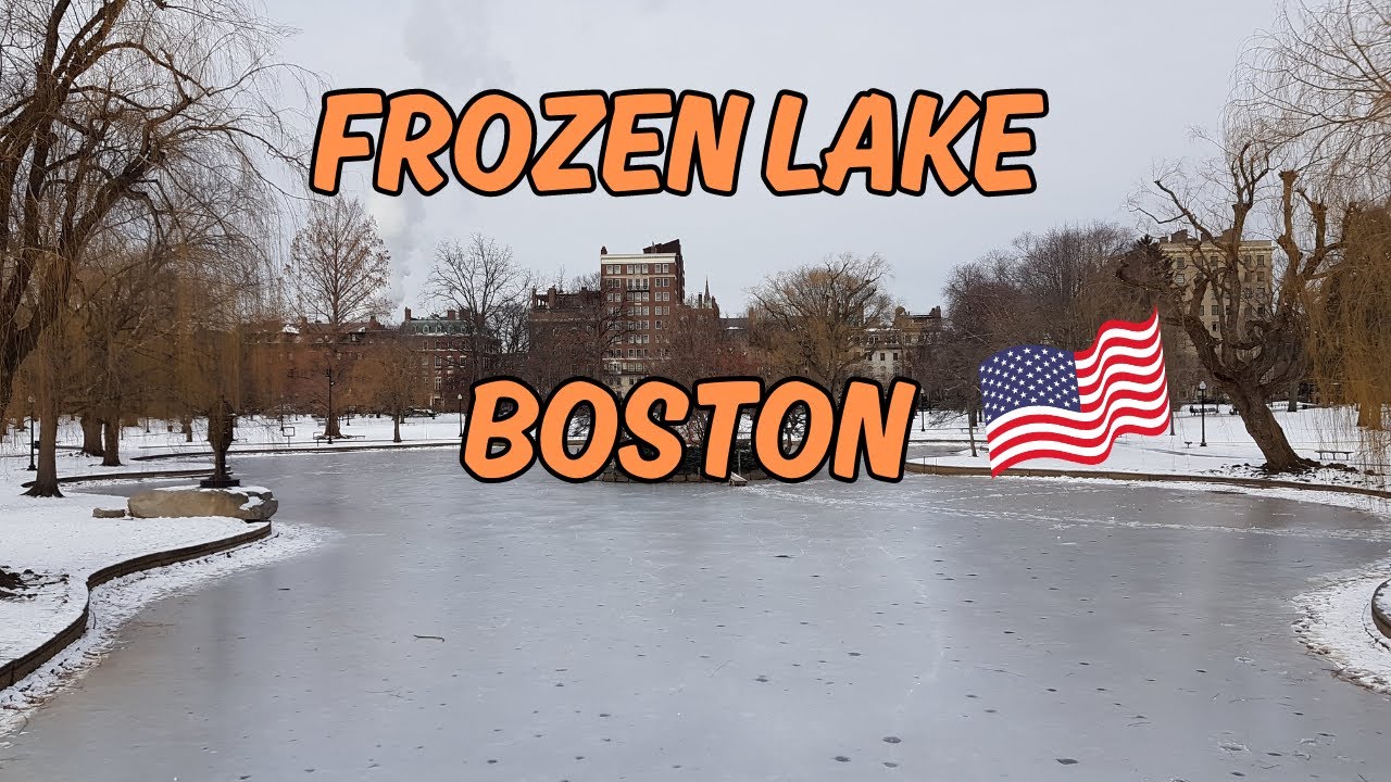 Frozen Lake in Boston #Lake - YouTube