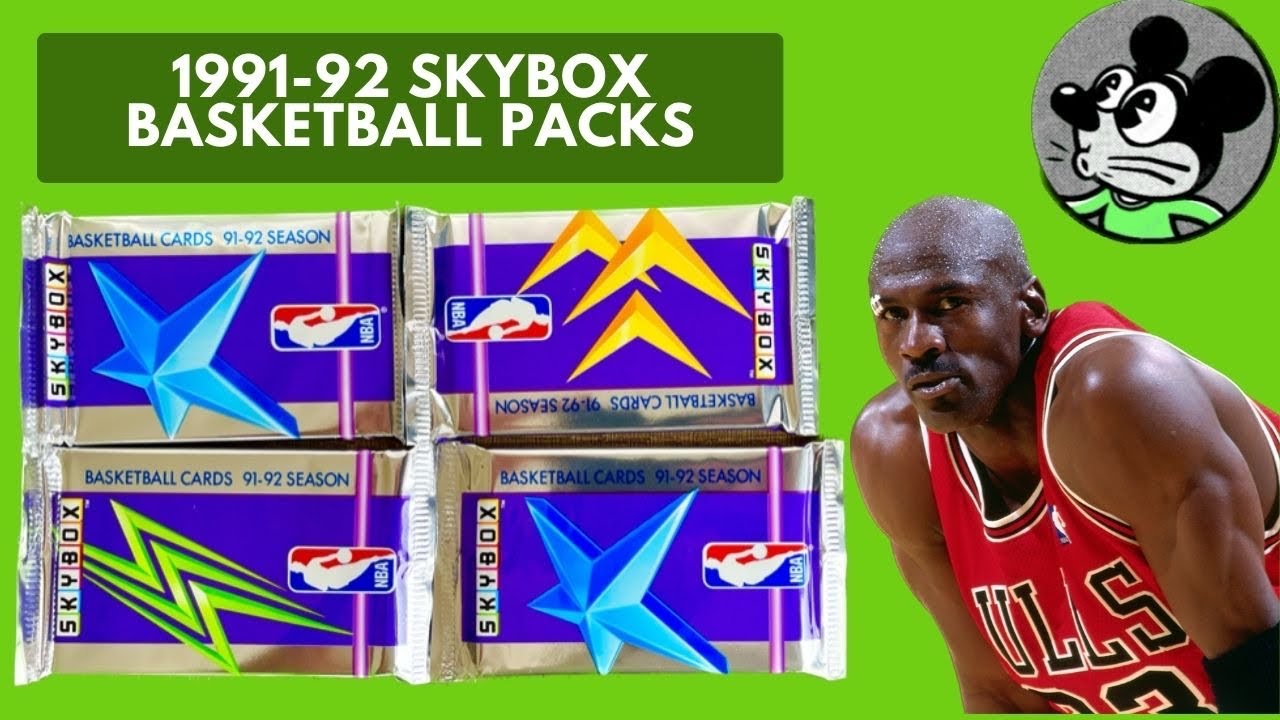 Vintage Basketball Packs - Old School Packs- 1991 Skybox Basketball ...