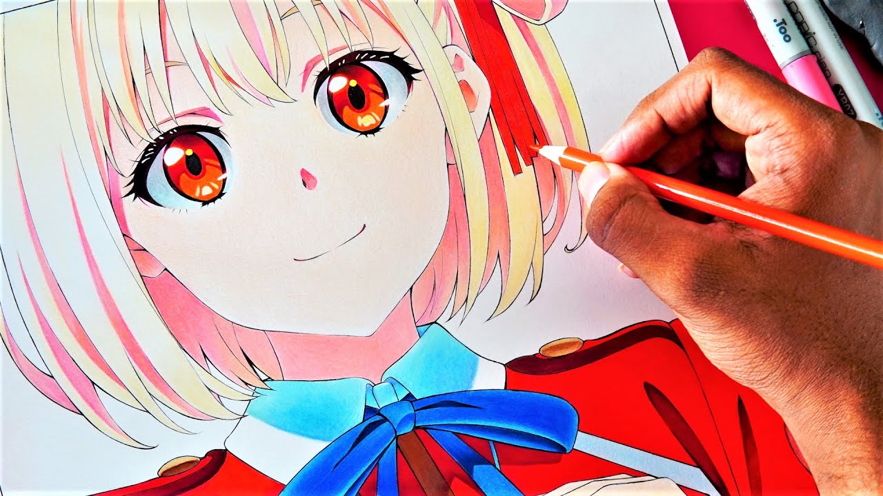 Drawing - Chisato Nishikigi (Lycoris Recoil) - YouTube