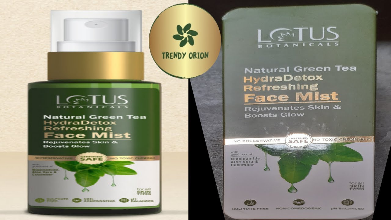 Lotus Botanicals Tea Tree Oil Face Mist/ Product Unboxing /Hydro Detox ...