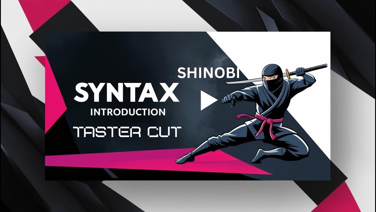 SYNTAX SHINOBI TASTER CUT - YouTube