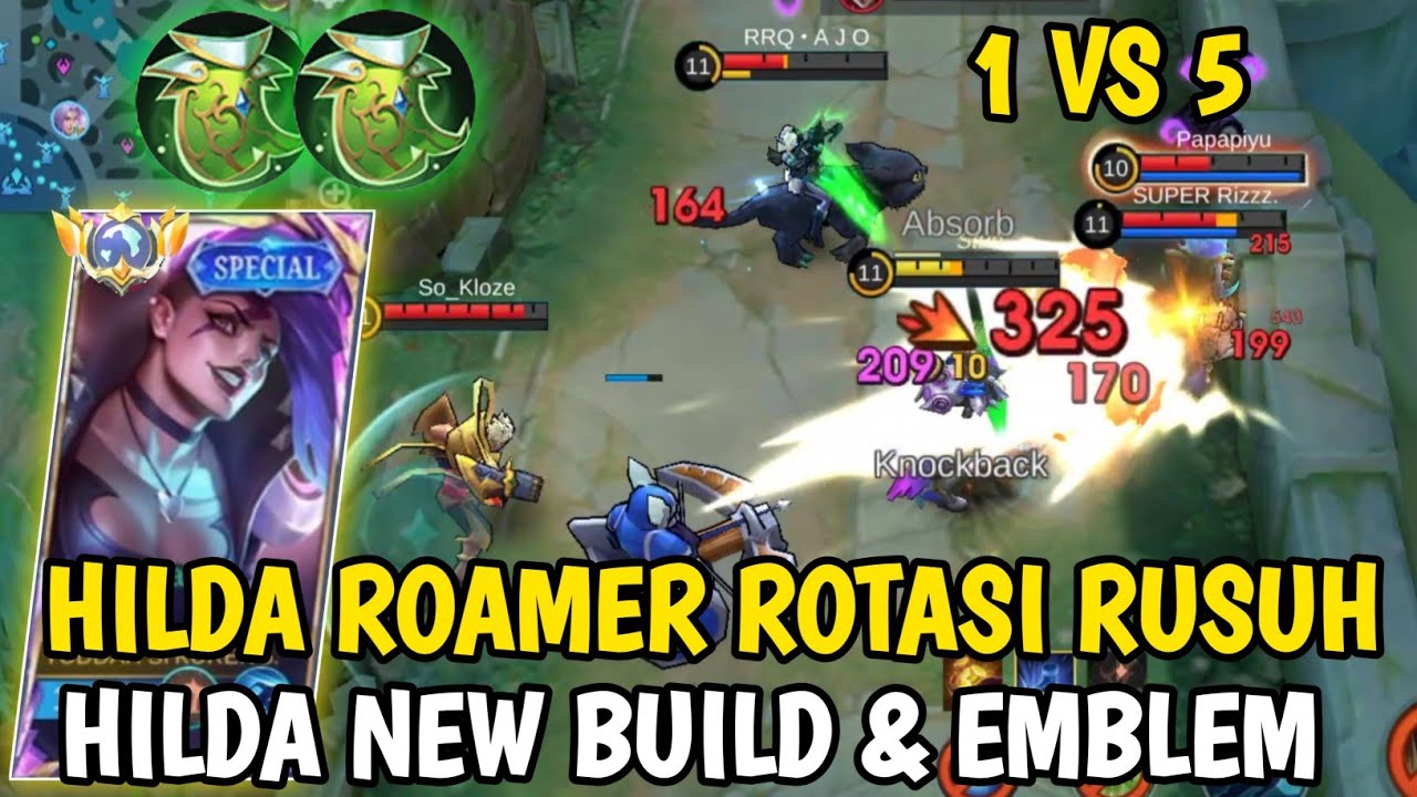 Hilda Roam Terlalu Kuat Dan Sakit🔥Hero Paling Rusuh - Top Global Hilda Gameplay - Mlbb - YouTube