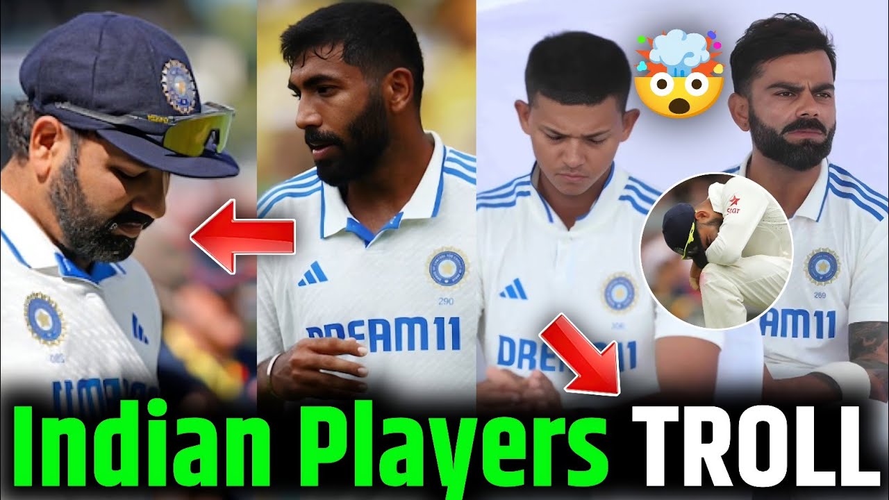 Indian players got trolled 🤯 !! India vs australia test match shocking ...