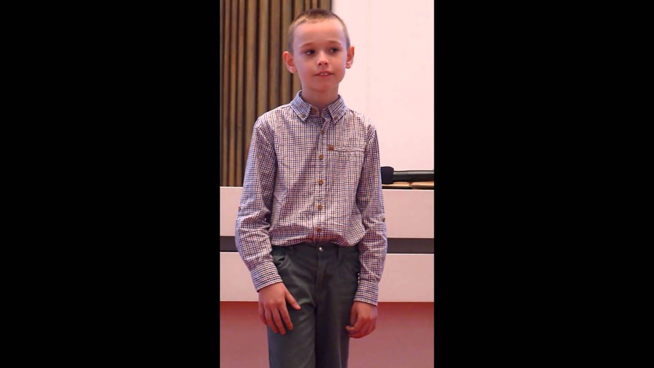 Oborový koncert Oddělení sólového zpěvu - 19.5. 2015 - Filip Mocek ...