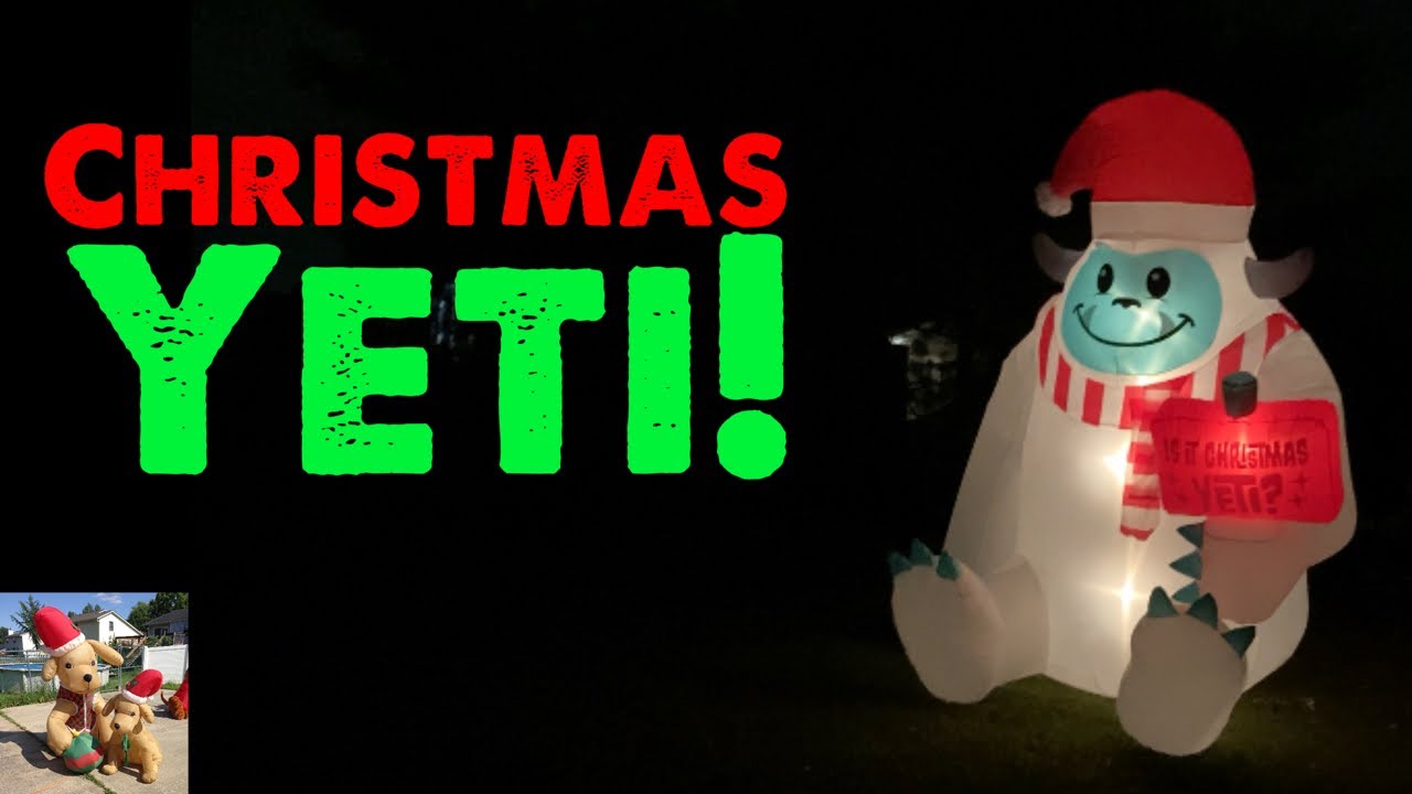 NEW FOR 2022 | Christmas Inflatable 9.5FT Yeti! [4K] - YouTube
