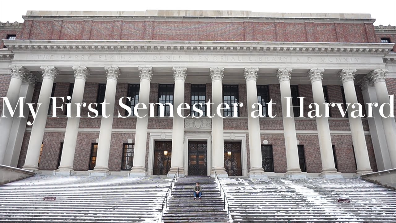 My First Semester at Harvard - YouTube