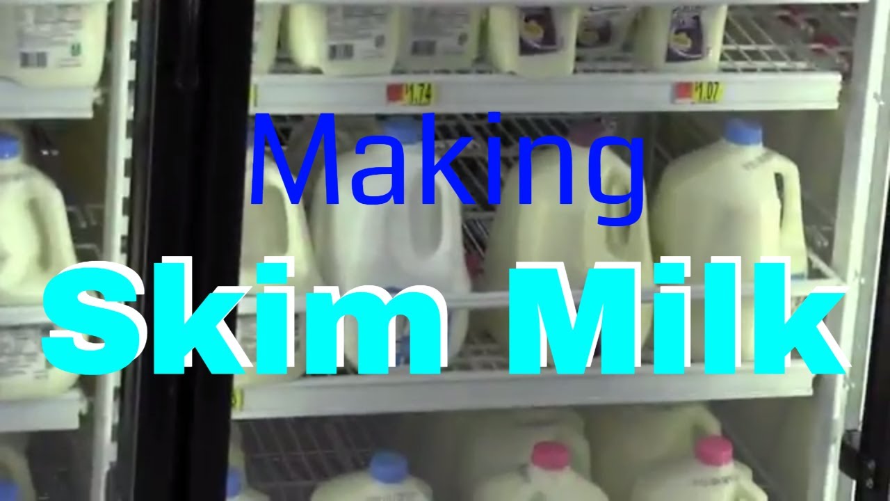 Making Skim Milk - YouTube